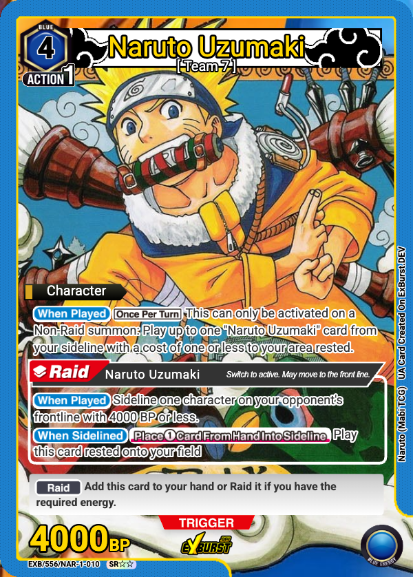 Naruto Blue Team 7 (NAR-1) – Mabi TCG – MabTCG