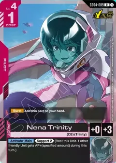 Nena Trinity | GD04-089 | R Card | Gundam Card Game